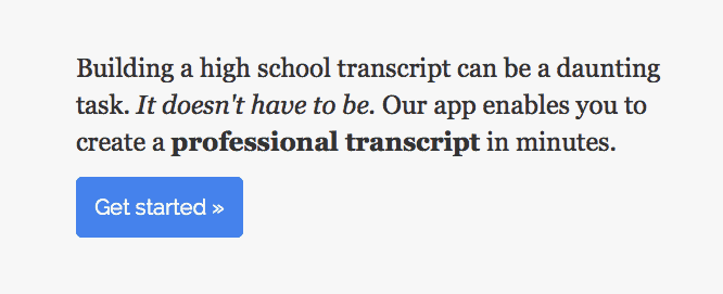 Transcript Maker | Aim Academy Online