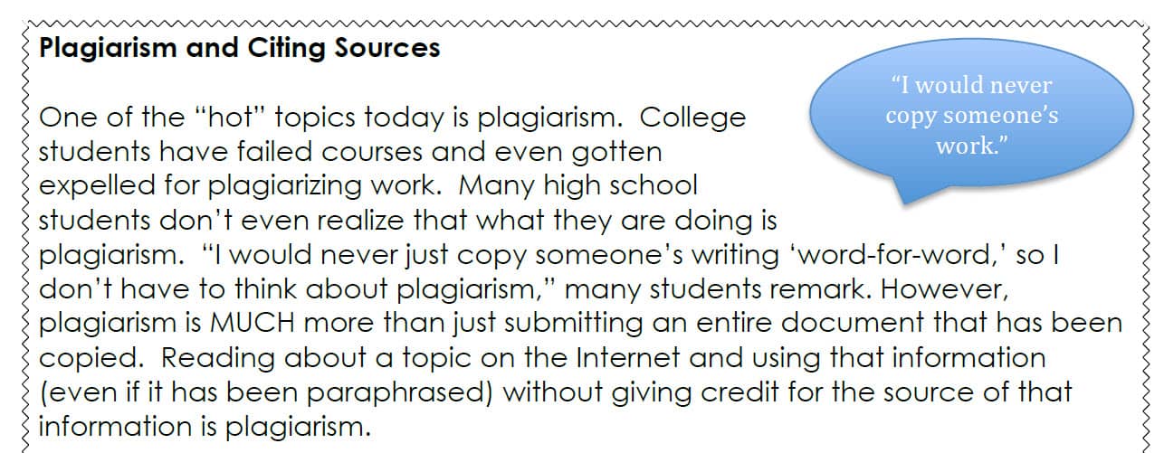 Free Resource: Plagiarism and Citing Sources Handout | Aim Academy Online
